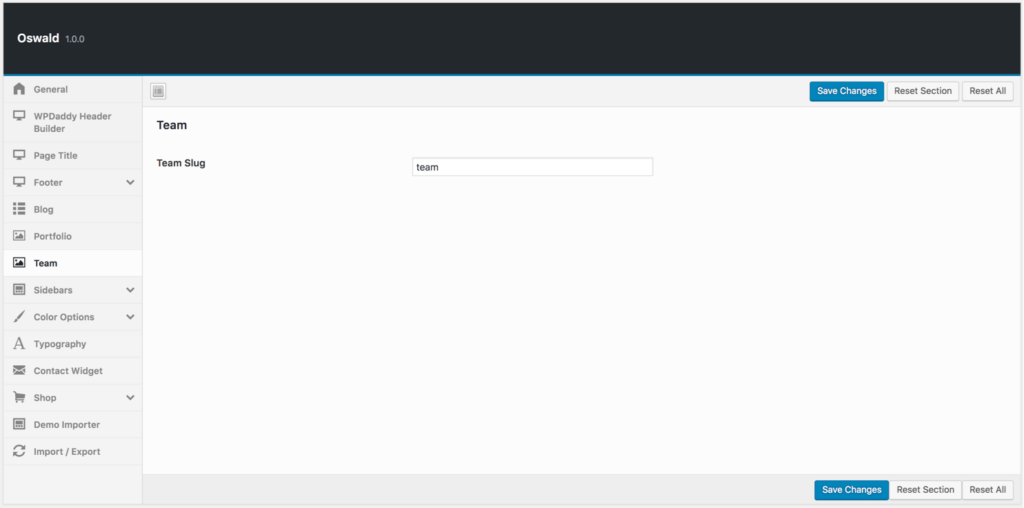 Team – Documentation